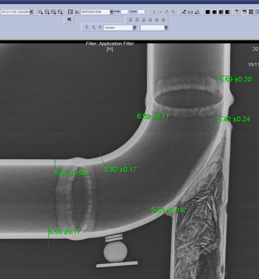 Tangential Radiography for wall loss – getting it right – 3 NDT